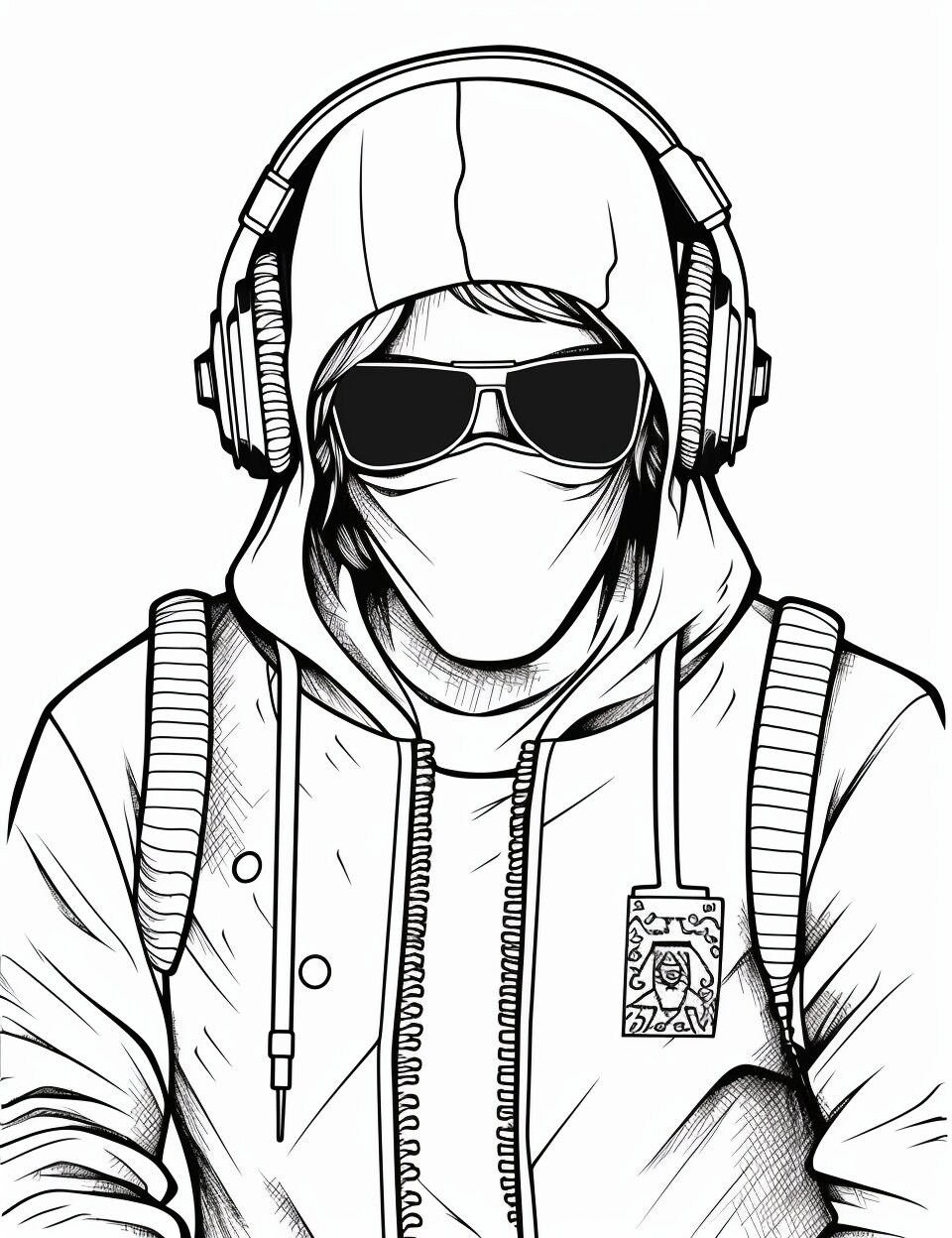 Coloring Book Hacker for Kids ,digital Product,digital Download ...