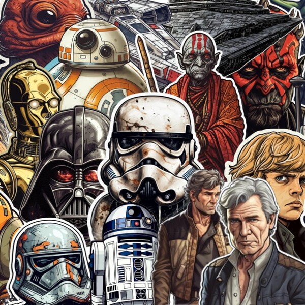 Starwars Stickers - Etsy