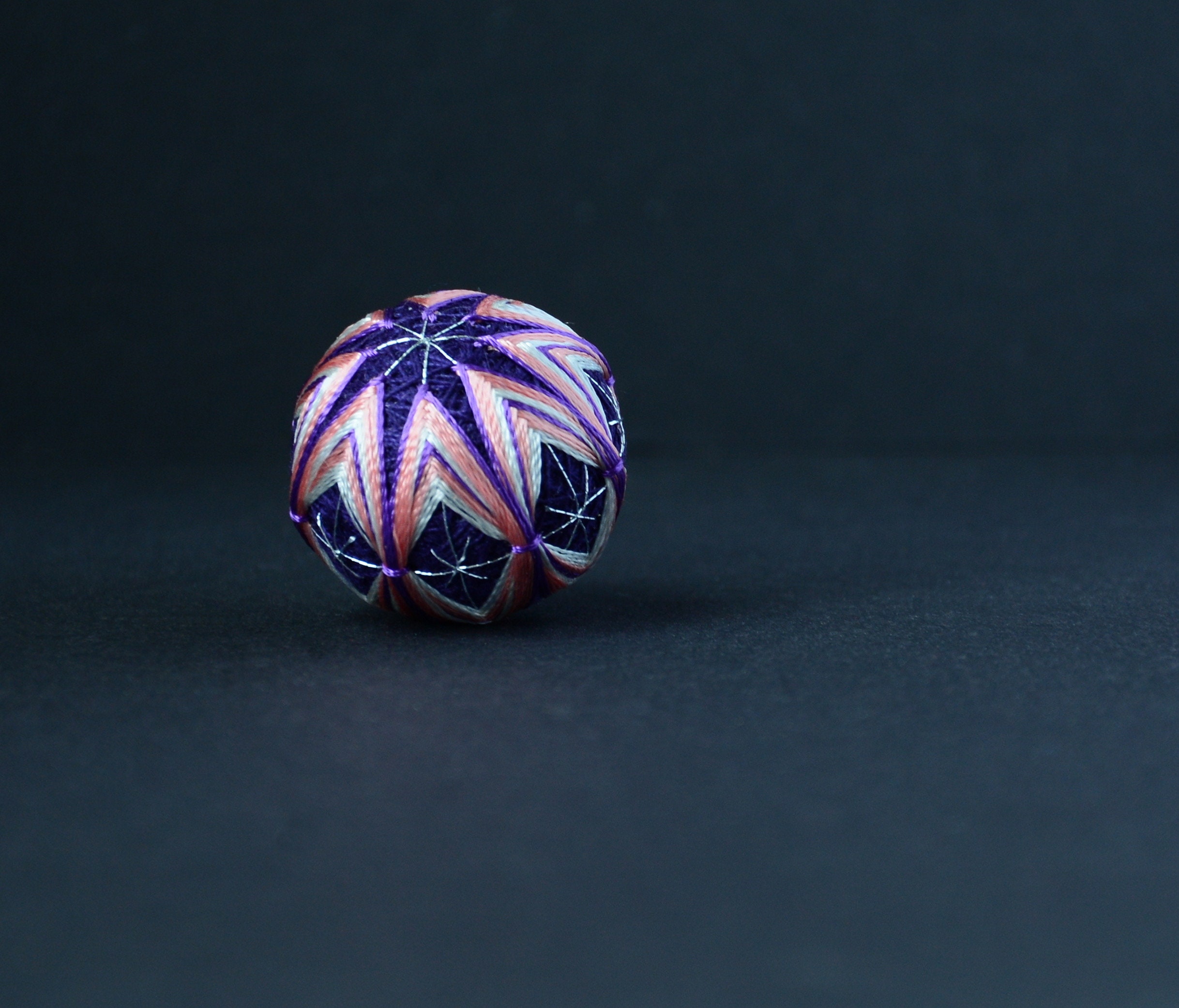 Tiny Japanese Temari Ball, Decorative Balls for Bowls, Asian Embroidery ...