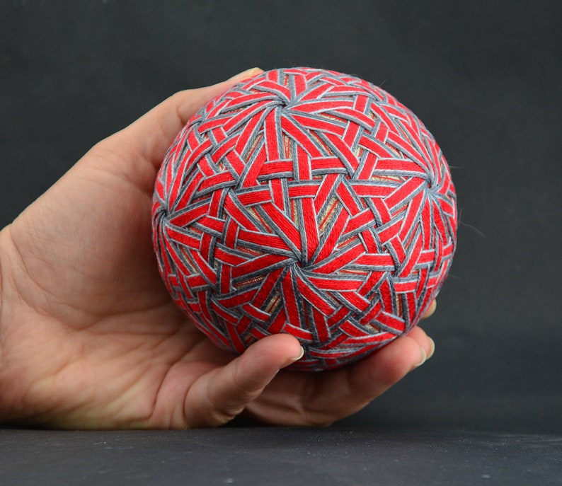 Japanese Temari Ball, Merkaba Pentagon, Sacred Geometry Sculpture - Etsy