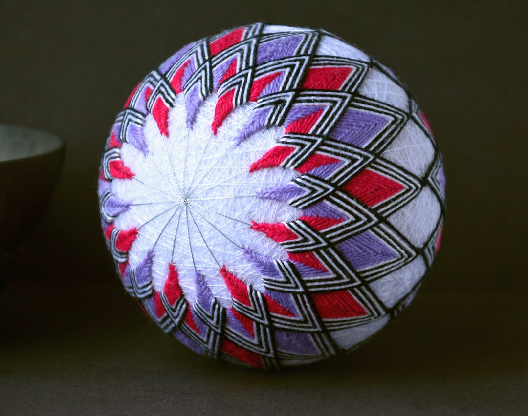 Merkaba Seed of Life Japanese Temari Ball String Art Mandala House ...