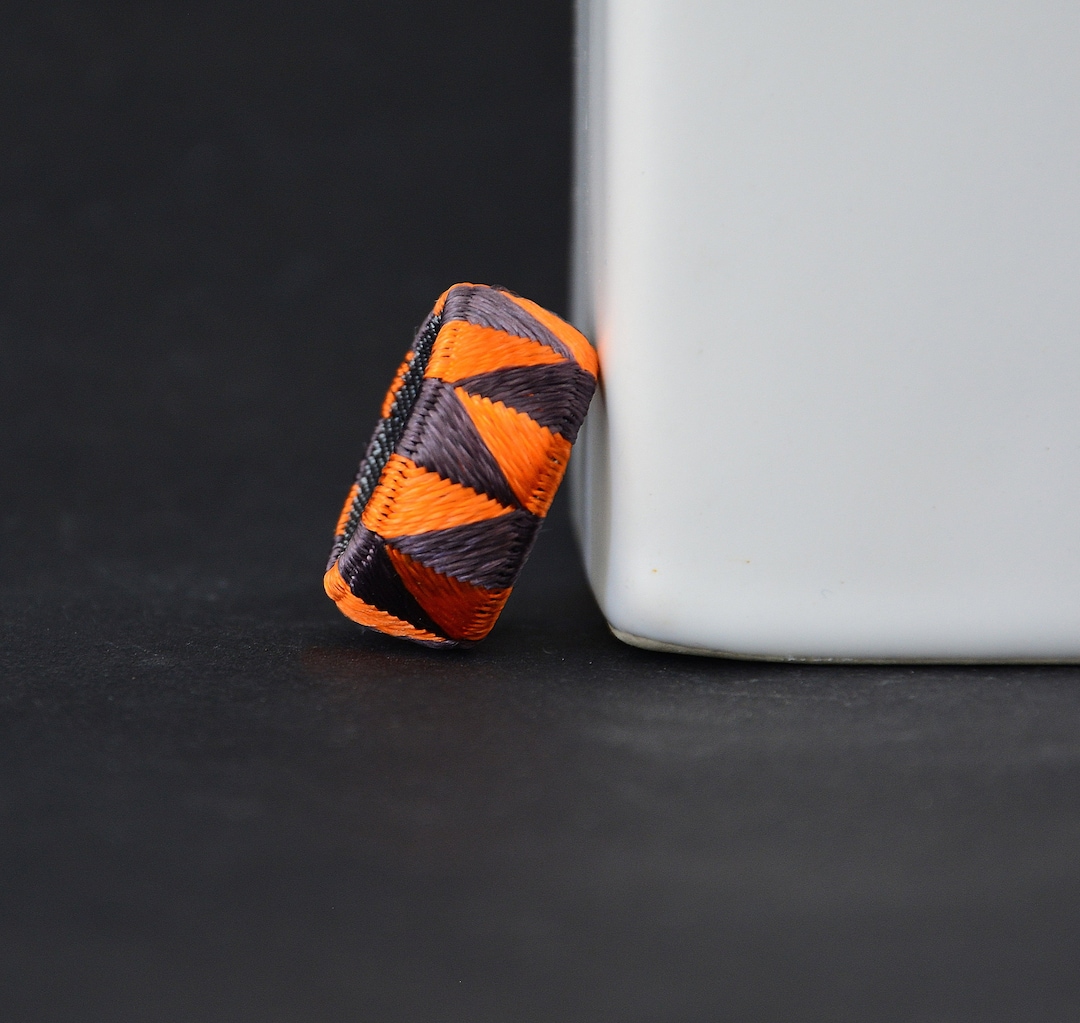 Kaga Yubinuki Japanese Thimble Ring Embroidered Silk Jewelry - Etsy
