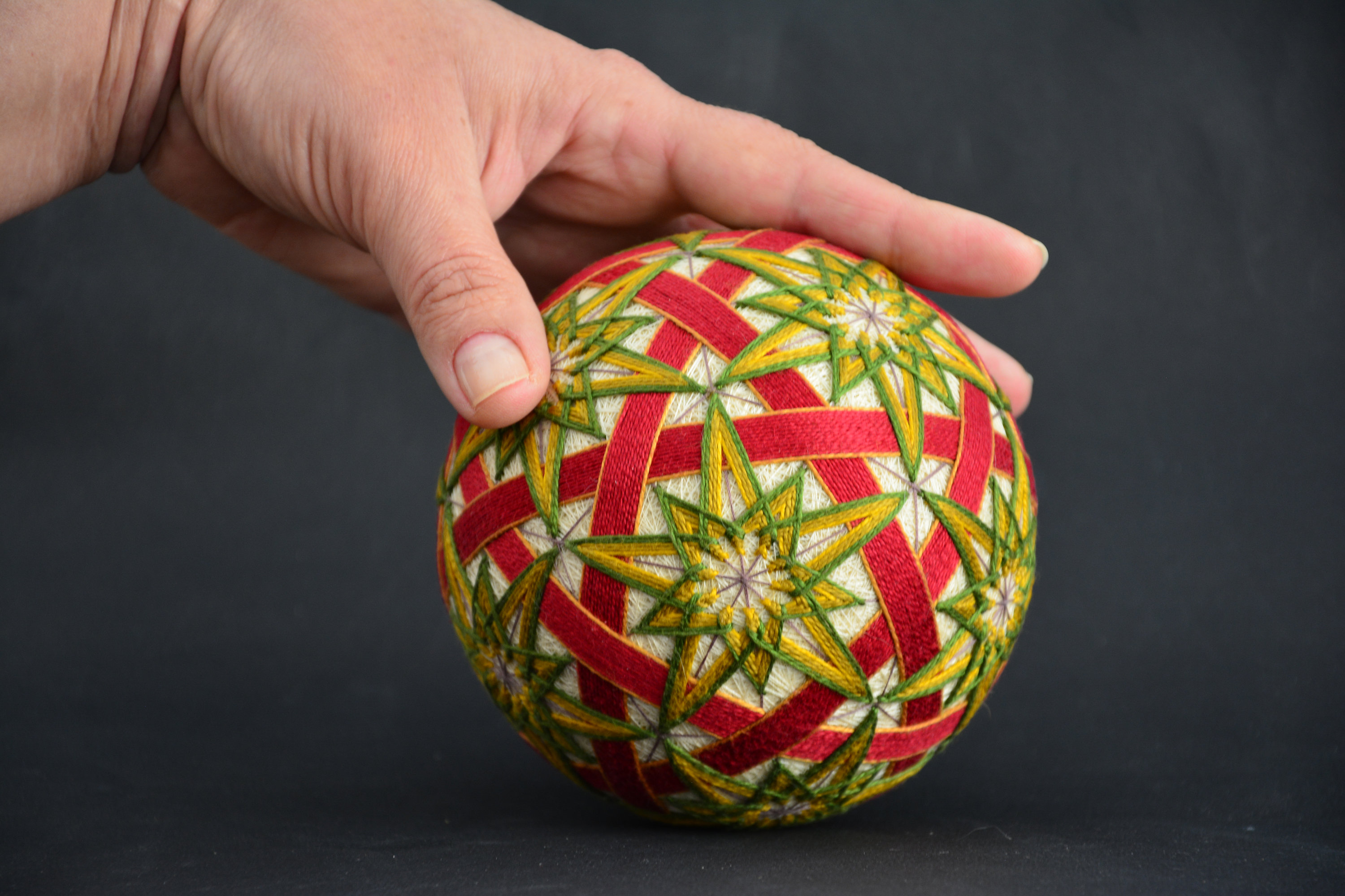 Merkaba Star for House Warming Gift Japanese Temari Ball Hexagon ...