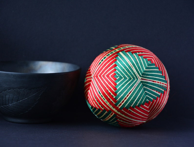 Japanese Temari Ball, String Art Mandala, Christmas Ball Decorations - Etsy