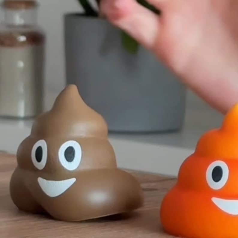 Squishy Poop Emoji Stress Ball - Etsy