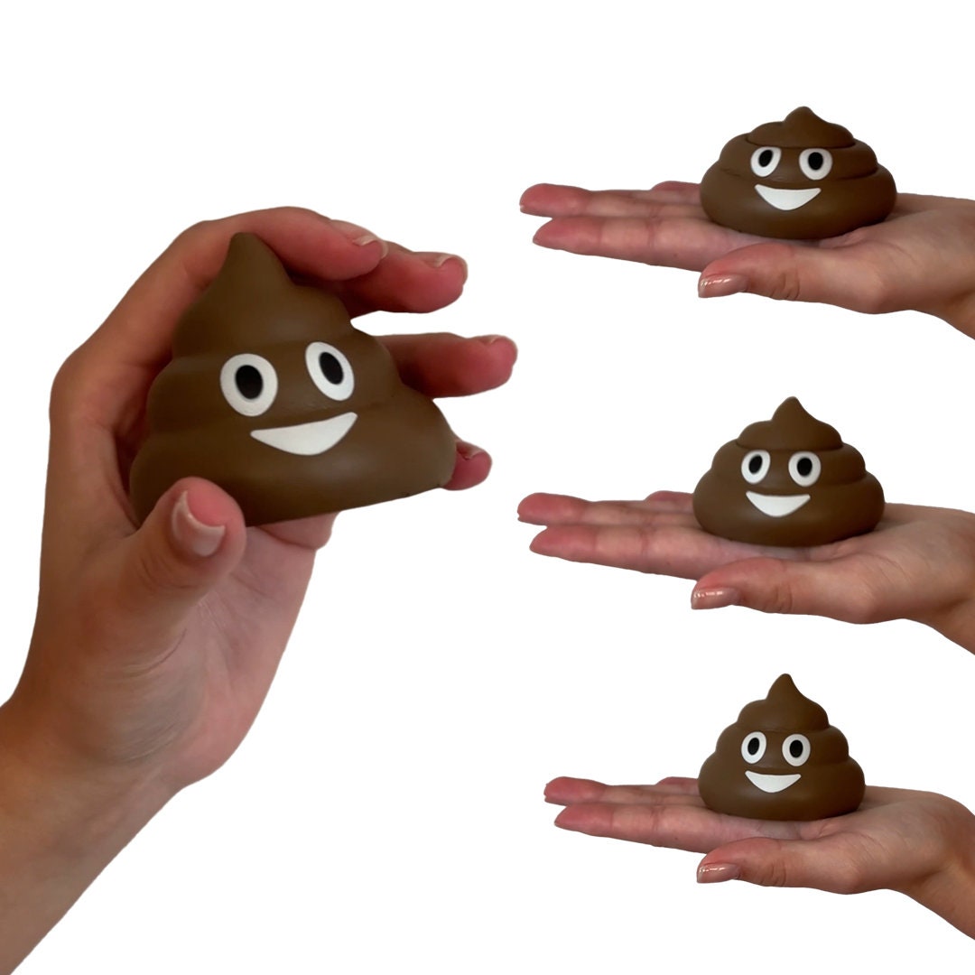 Squishy Poop Emoji Stress Ball - Etsy UK