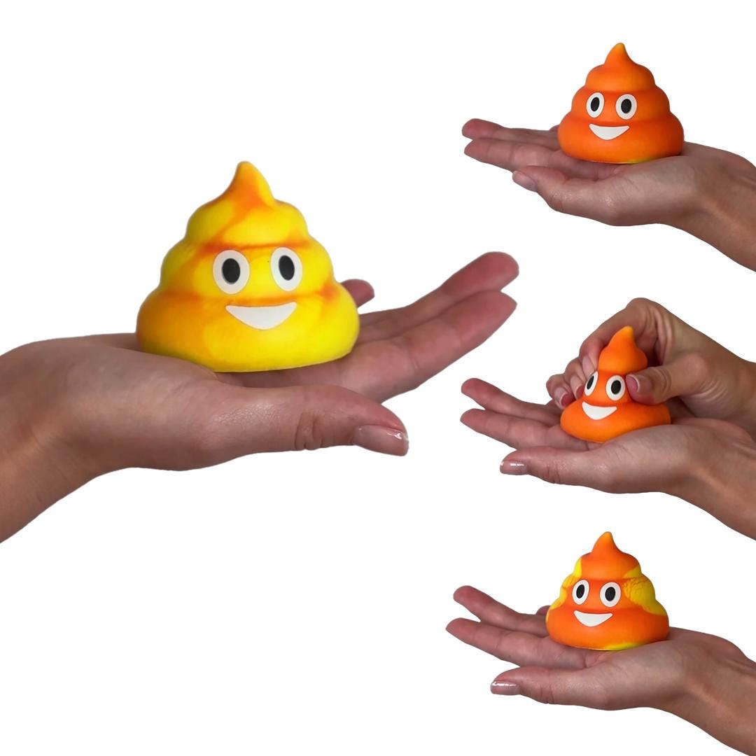 Poop Emoji Color Change Stress Ball, 10 Pcs - Etsy