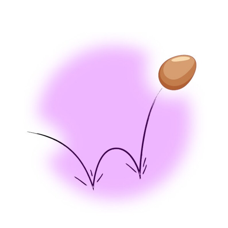 3 Pcs Rubber Bouncing Ball Egg Shape Goofy Ball - Etsy