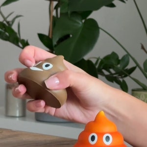 Squishy Poop Emoji Stress Ball - Etsy