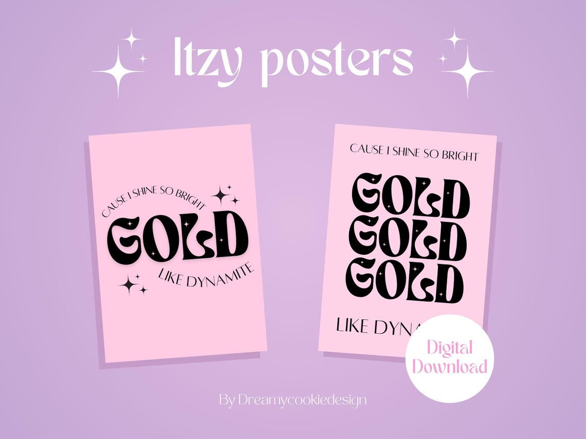 Kpop Poster Itzy Poster Digital Download Itzy Wall All Inspired - Etsy