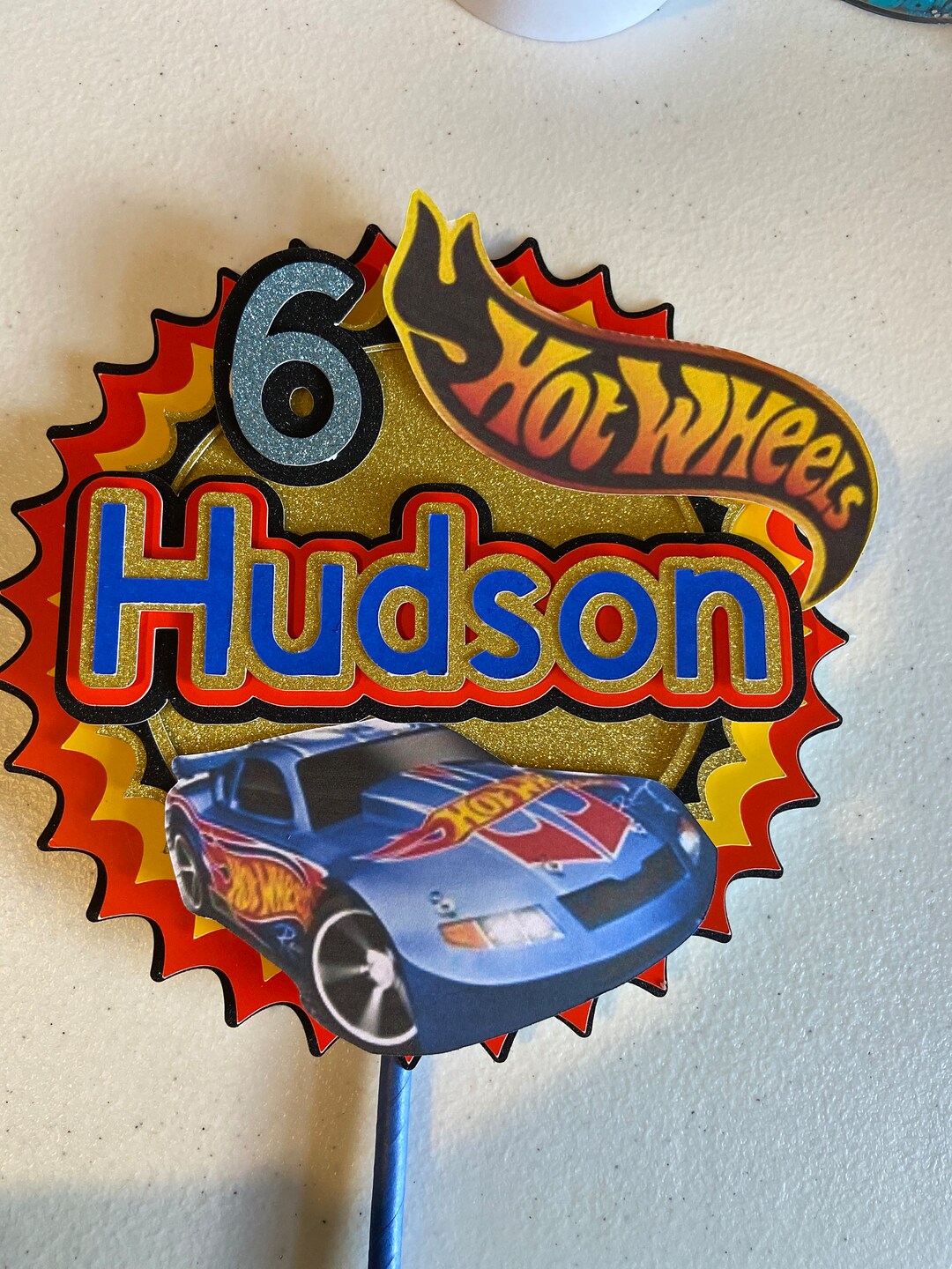 Custom Hot Wheels Cake Topper - Etsy
