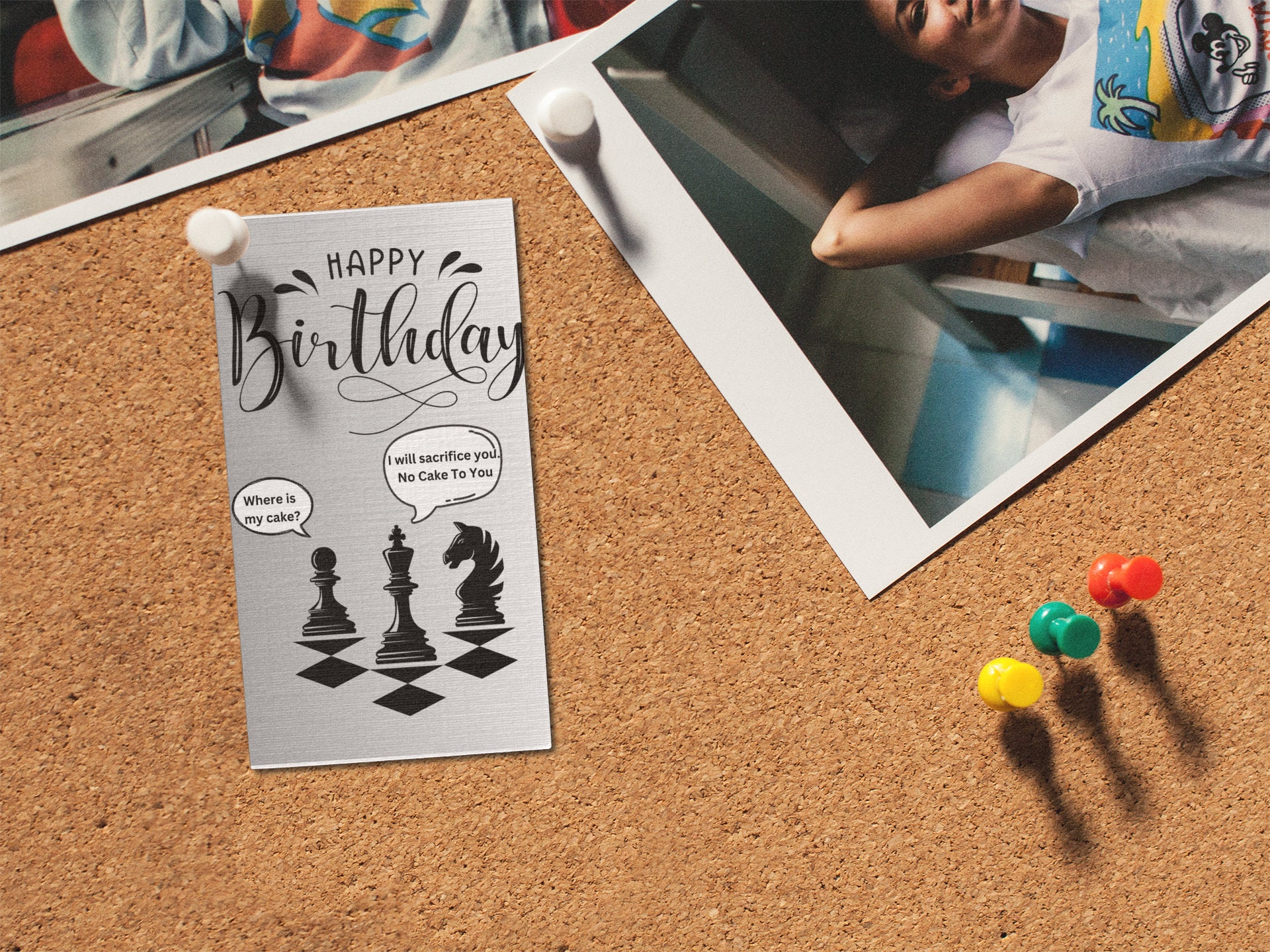 Printable Birthday Card, Happy Birthday to Chess Player, Funny Chess ...