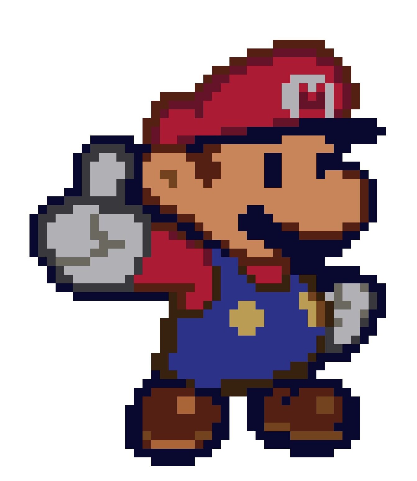 Paper Mario Finger Wag Cross Stitch Pattern - Etsy
