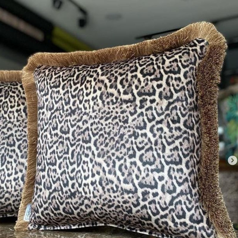 Leopard Throw Pillow - Etsy