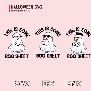 Funny Halloween Ghost SVG: Boo Sheet Design (digital Download) - Etsy