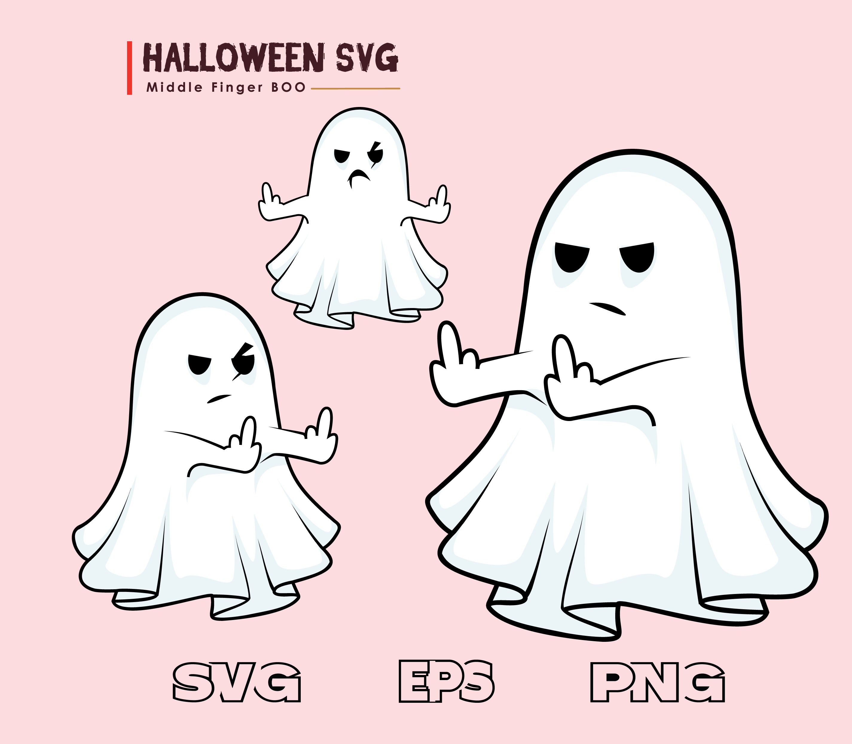 Ghost Middle Finger Svg, Ghost Middle Finger Png, Ghost Svg,halloween ...