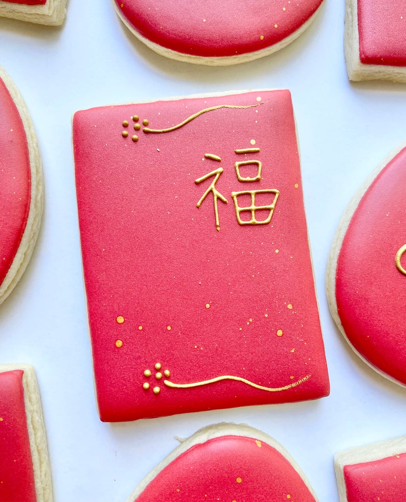 12 Red Egg & Ginger / 100 Day Celebration Cookies 3 (california ...