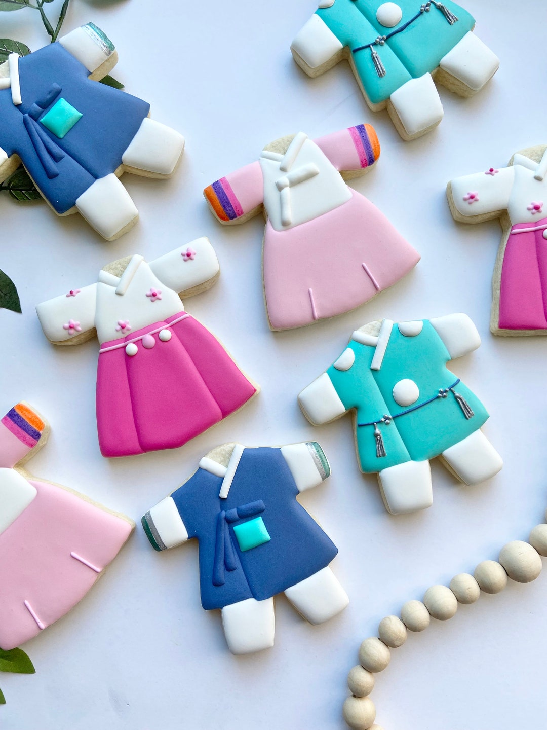 12 Hanbok Cookies (california Shipments Only) - Etsy