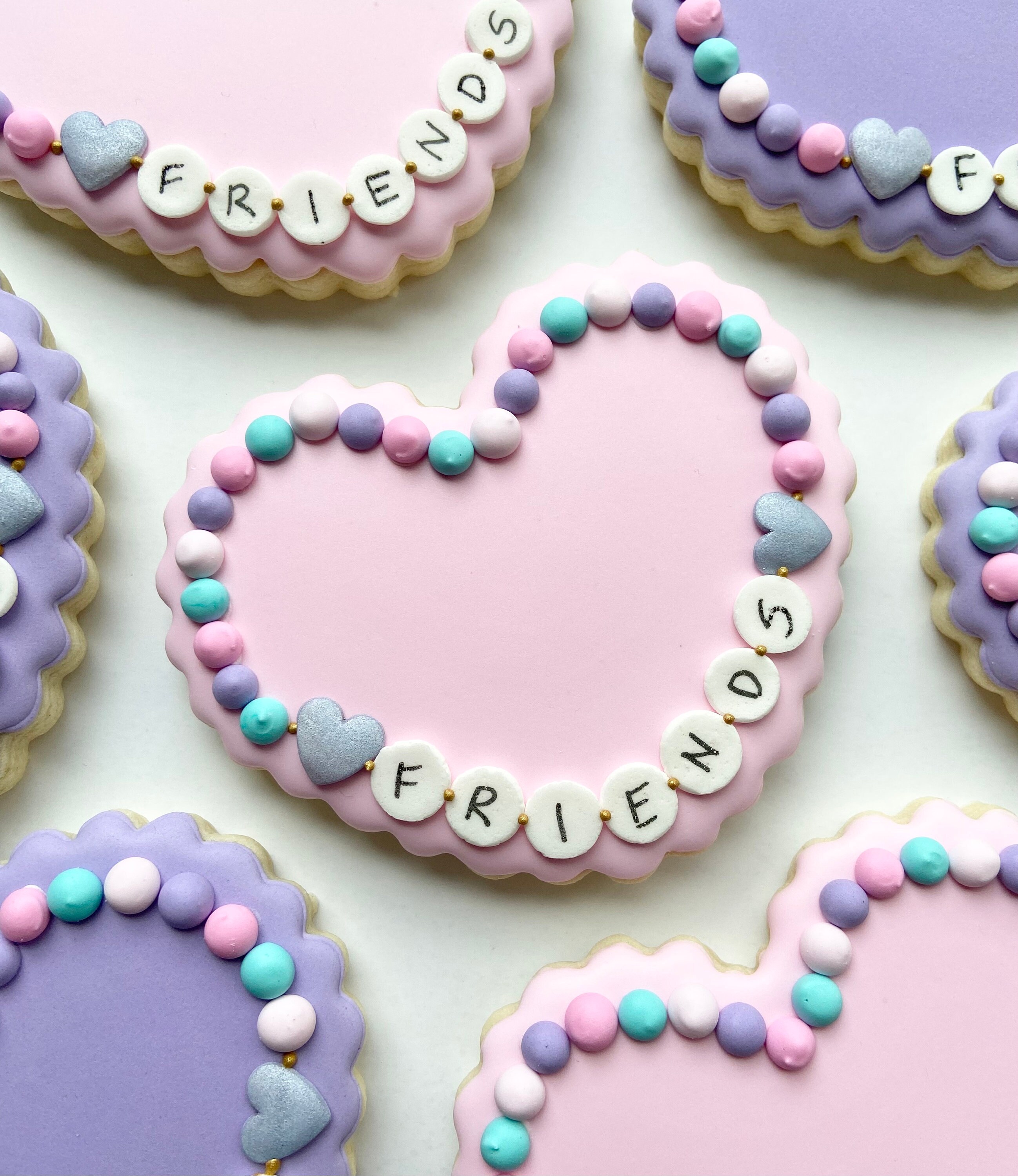 Set of 2 Friendship Bracelet Cookies - Large (california Shipments Only ...