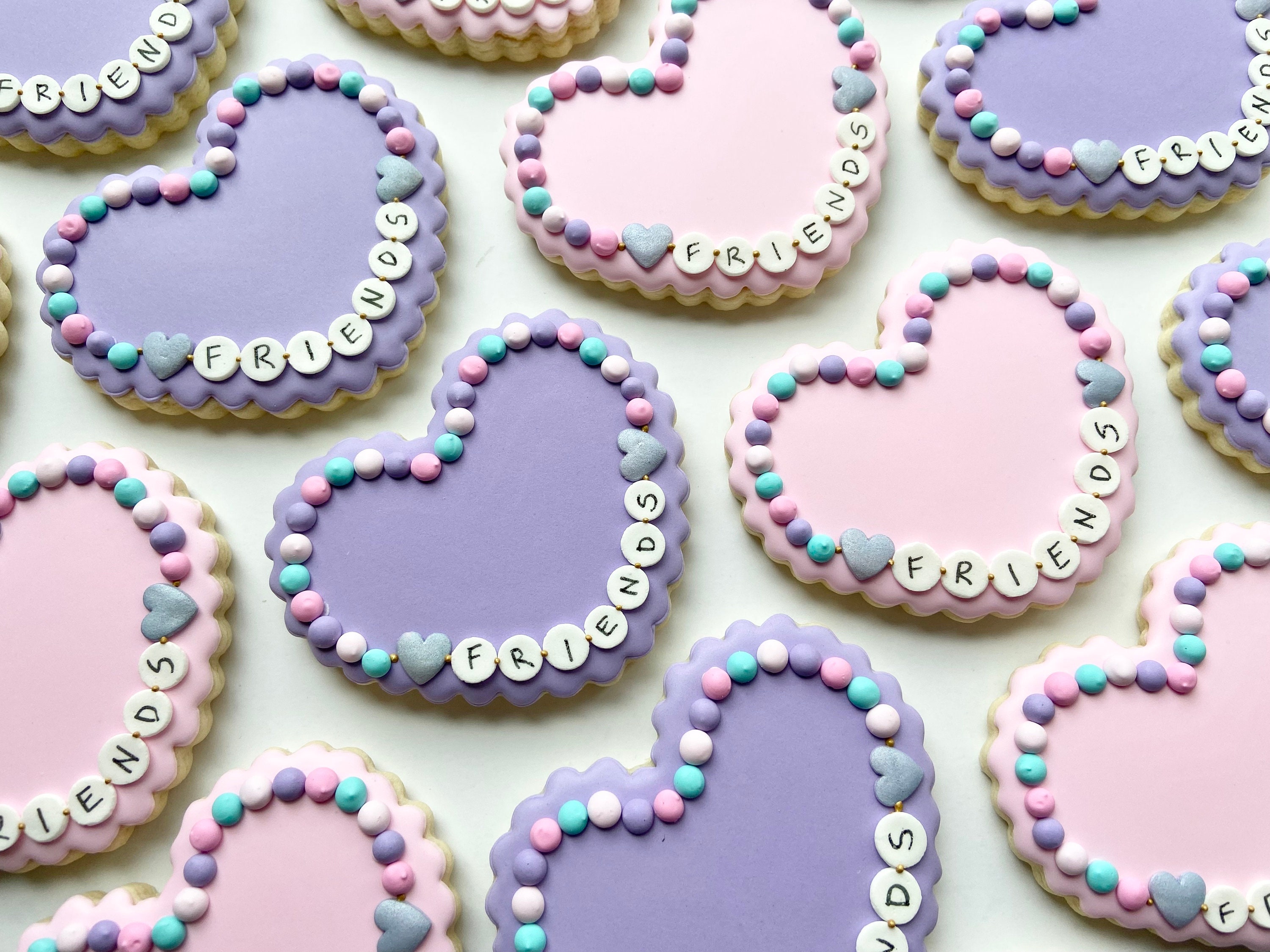 Set of 2 Friendship Bracelet Cookies - Large (california Shipments Only ...
