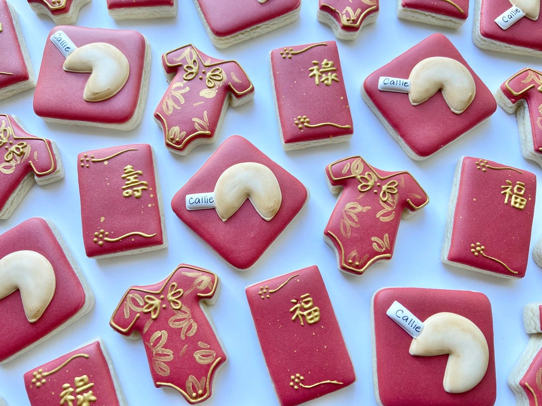 Red Egg & Ginger / 100 Day Celebration Cookies Small california ...