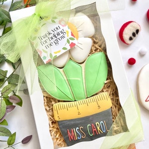 Teacher Appreciation Potted Flower Gift Box Set (california Shipments ...