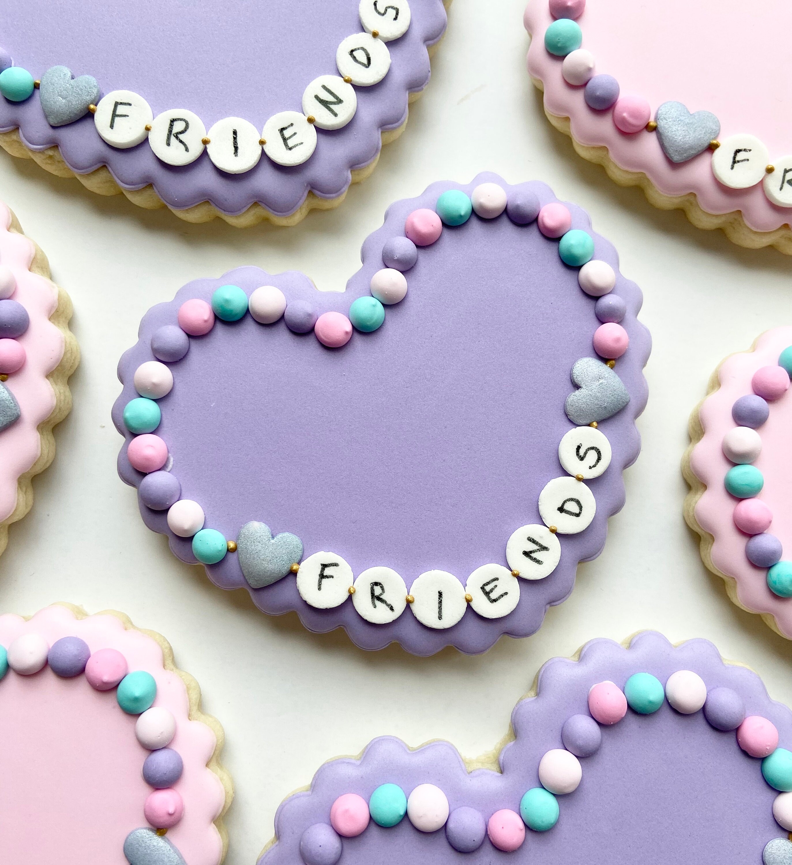 Set of 2 Friendship Bracelet Cookies - Large (california Shipments Only ...