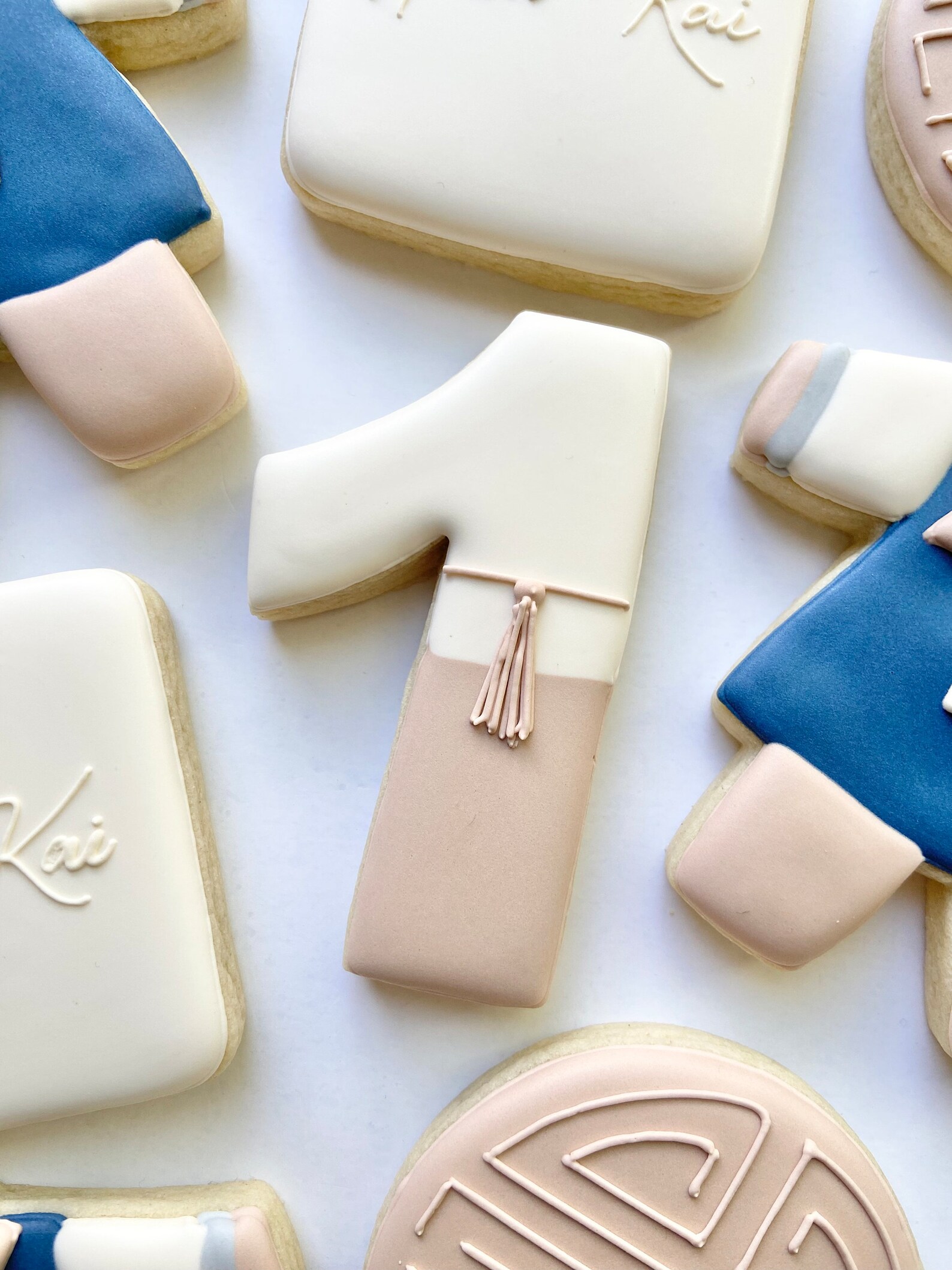 12 Dohl 1st Birthday Cookies - Boy (california Shipments Only) - Etsy