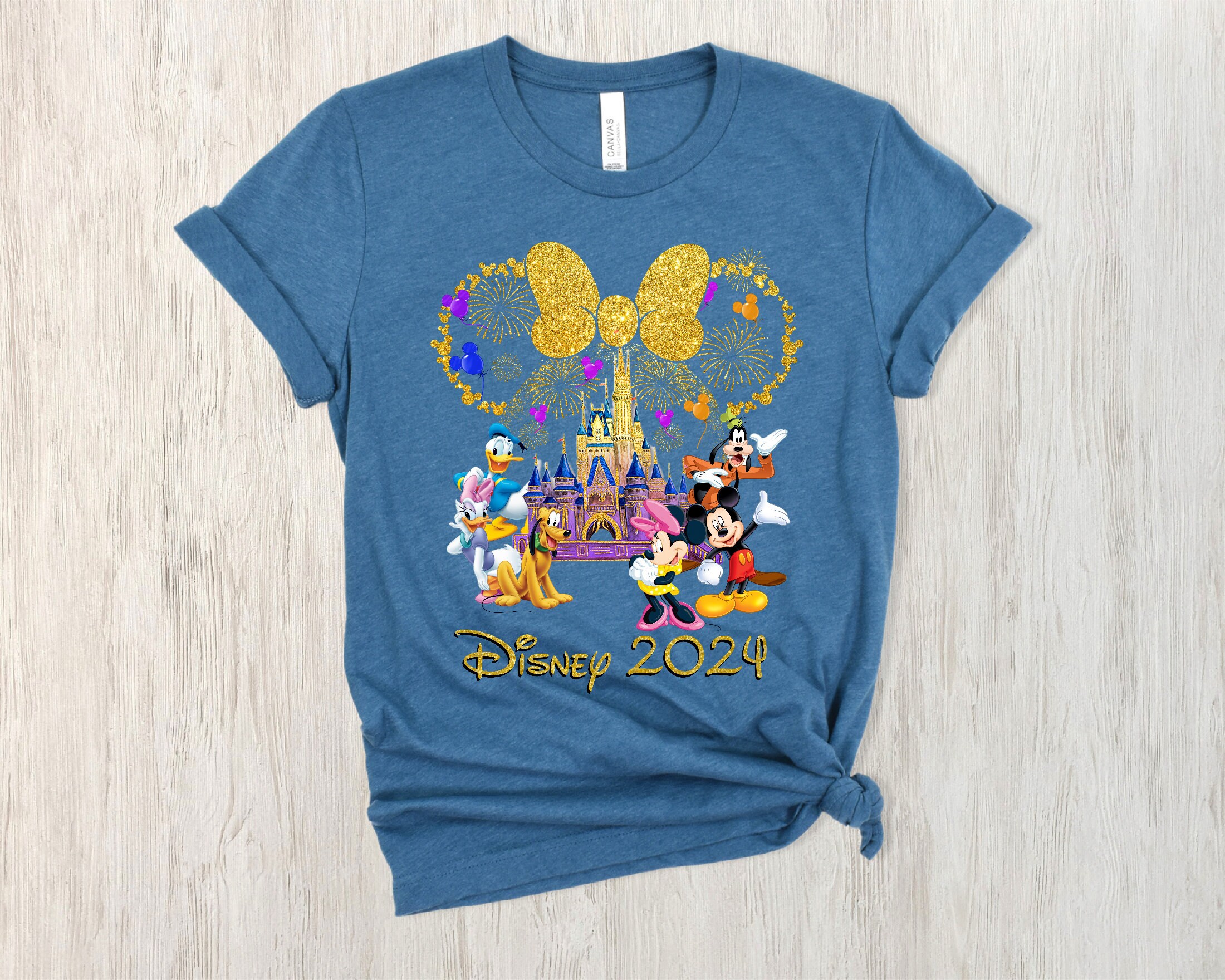 Disney Castle 2024 Shirts, Custom 2024 Disney Family Vacation Shirt ...