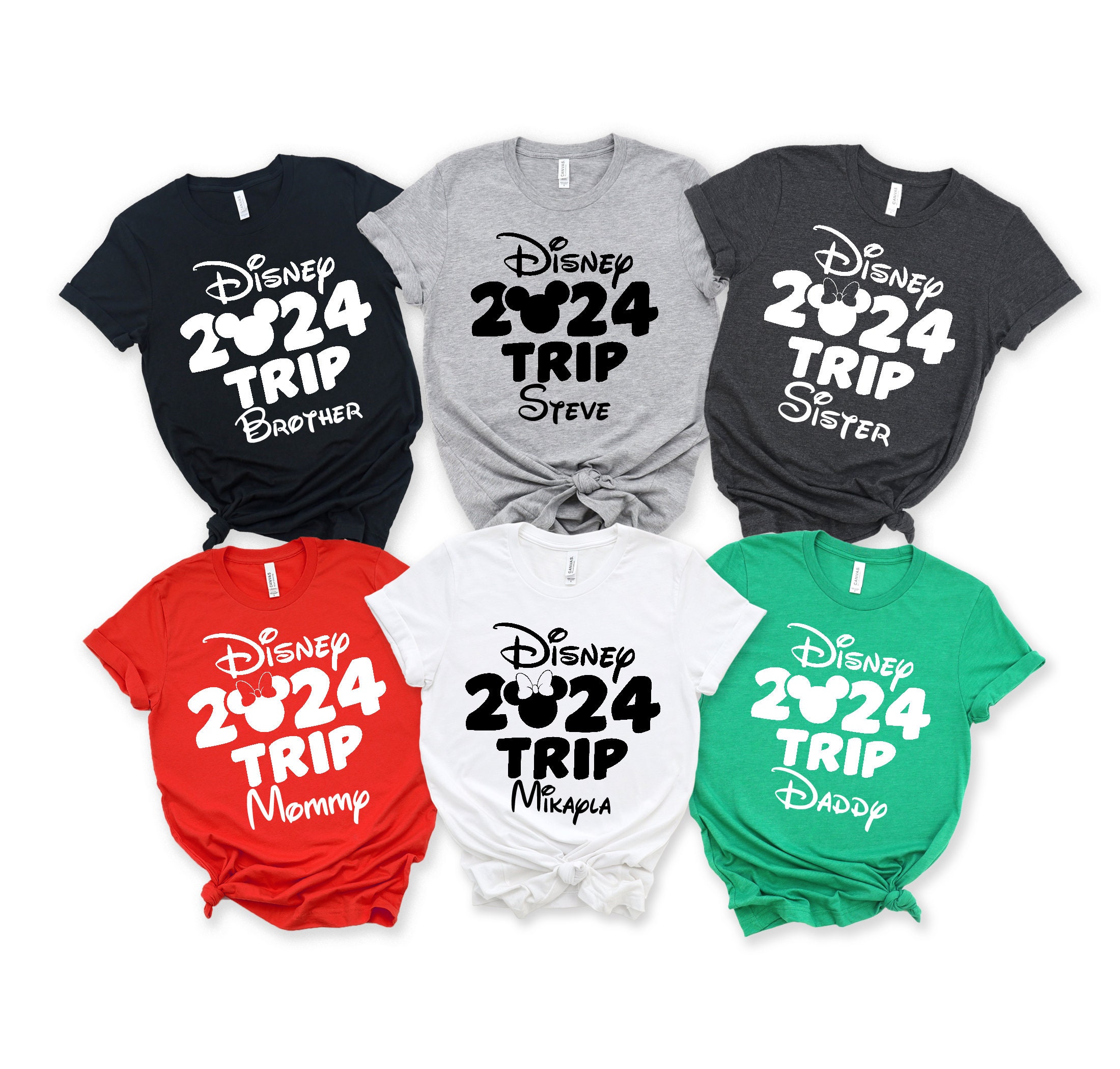 2024 Disney Family Vacation Shirts, Disney Castle 2024 Shirts sold by ...