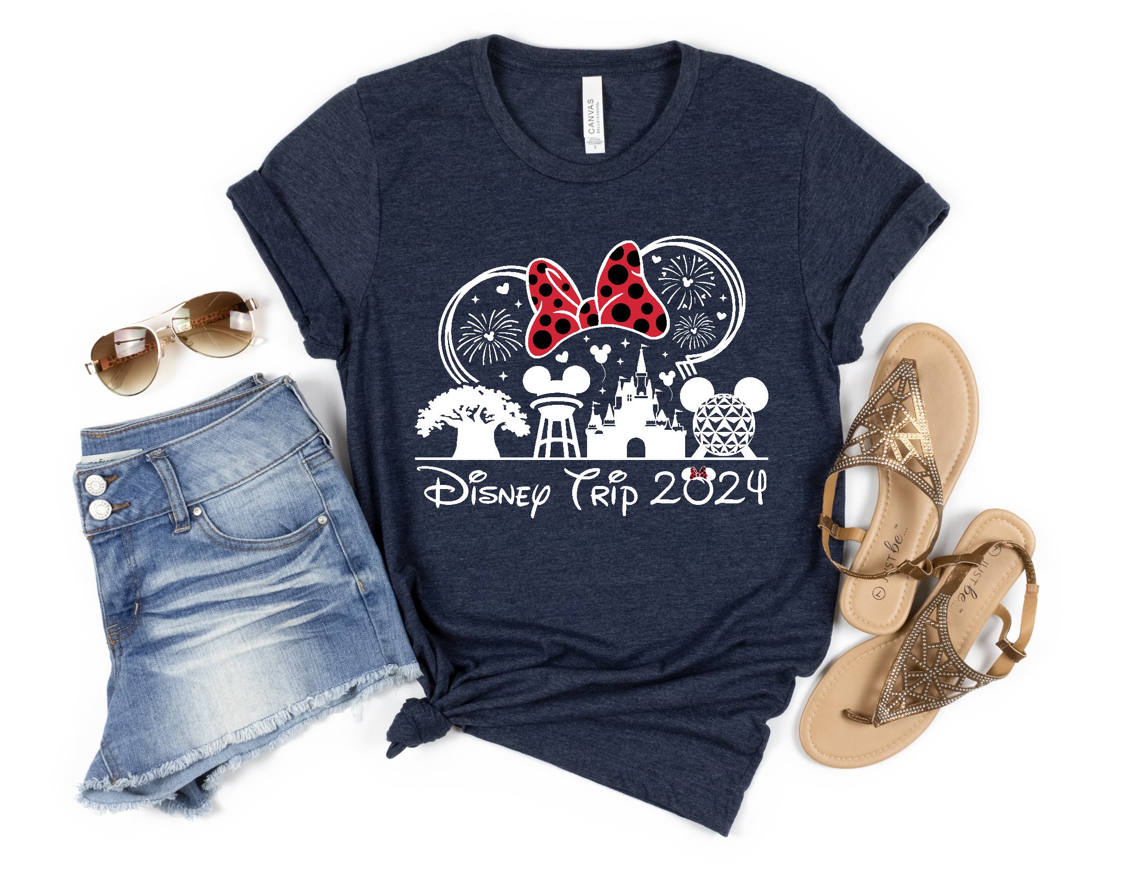 Custom 2024 Disney Family Vacation Shirts, Disney Castle 2024 Shirts ...