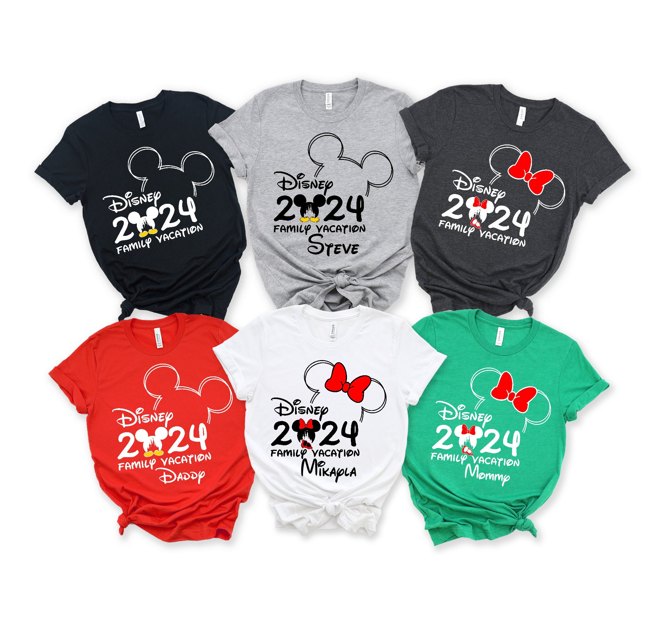 2024 Disney Family Vacation Shirts, Disney World 2024 Shirts sold by ...