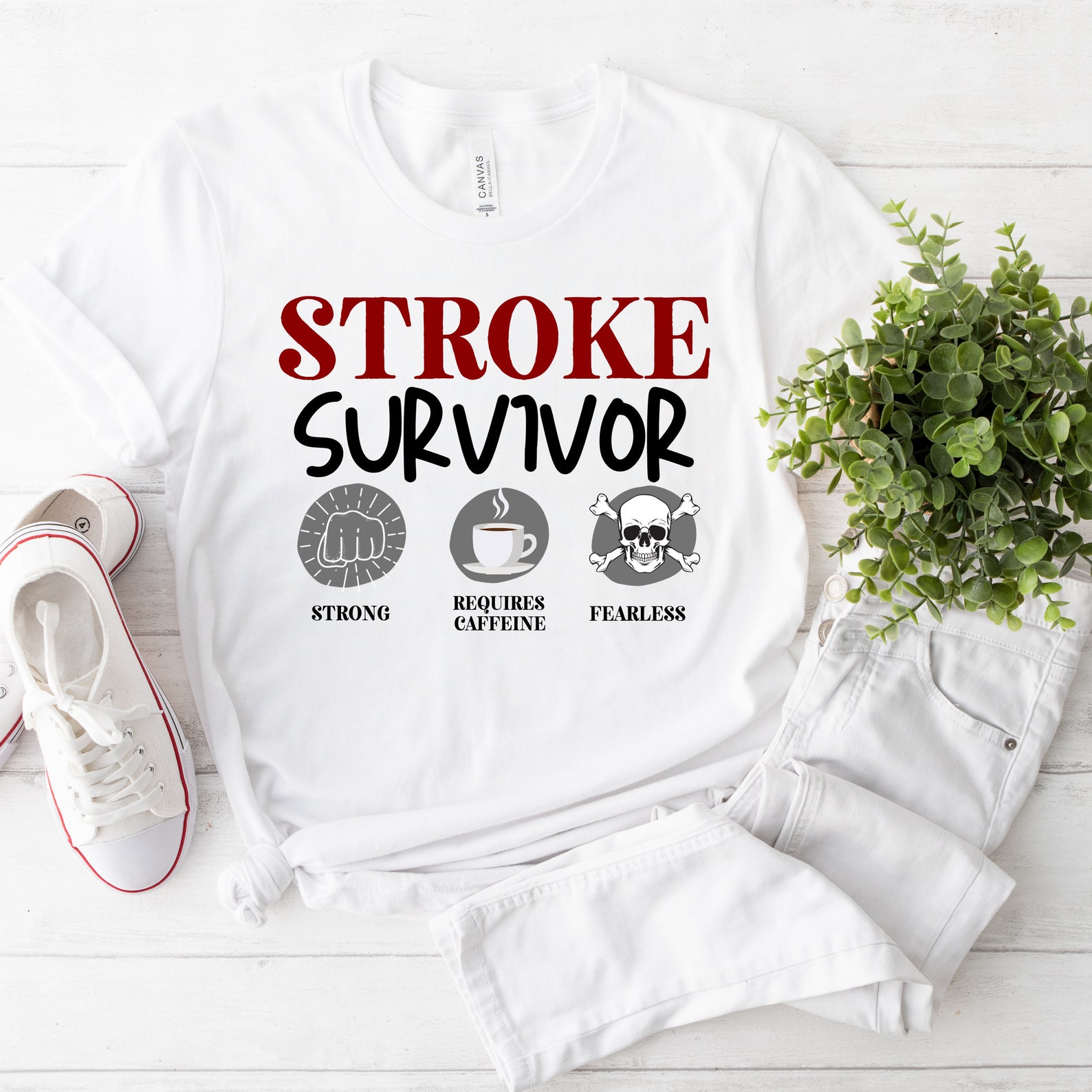 Stroke Survivor Shirt, Heart Disease Survivor Shirt, Stroke Warrior ...