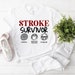 Stroke Survivor Shirt, Heart Disease Survivor Shirt, Stroke Warrior ...