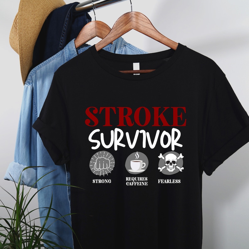 Stroke Survivor Shirt, Heart Disease Survivor Shirt, Stroke Warrior ...