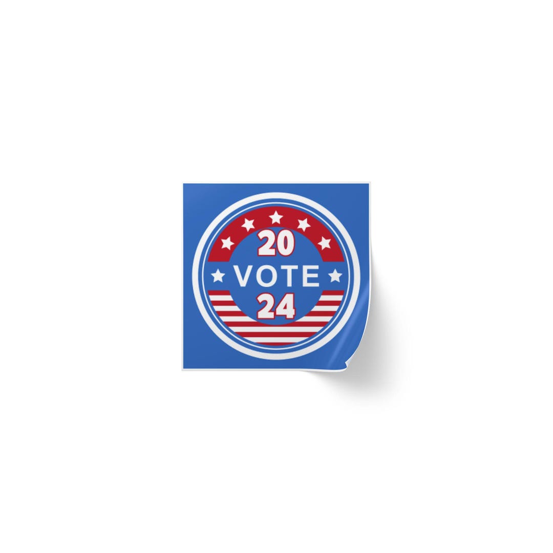 VOTE Square Sticker Label Rolls - Etsy