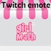 Twitch Emote, Girl Math Emote for Streamers, Pink & Cute, Kick Emote ...