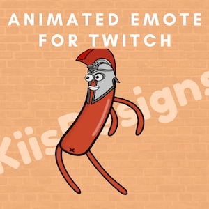 Animated Twitch Emote, Dancing, Glizzy / Hotdog / Weenie, Gladiator ...