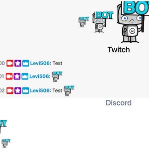 Twitch Emote, Bot, Holding Sign, Sad, for Streamers - Instant Download ...
