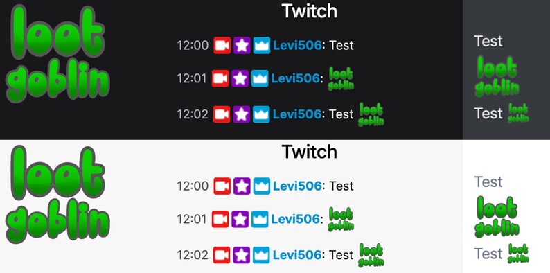 Twitch Emote, Loot Goblin, Text, for Streamers - Instant Download ...