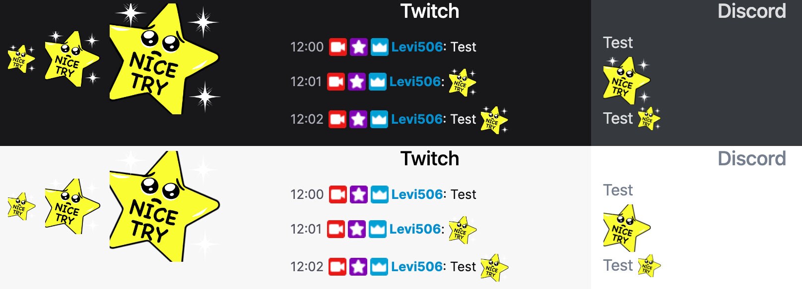 Twitch Emote, Star, Nice Try, for Streamers - Instant Download / Ready ...