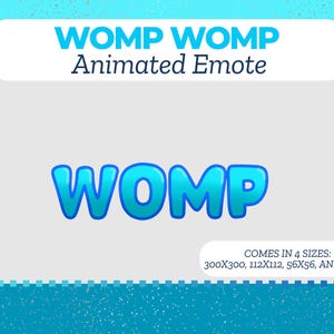 Animated Twitch Emote, Womp Womp, for Streamers - Instant Download ...