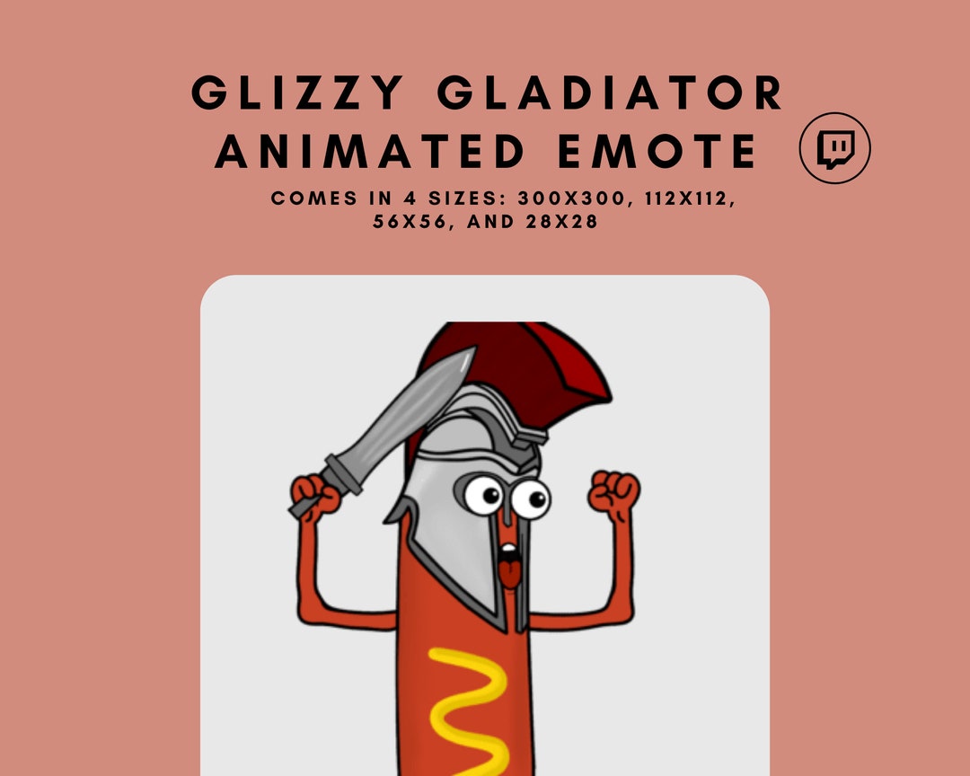 Animated Twitch Emote, Dancing, Glizzy / Hotdog / Weenie, for Streamers ...