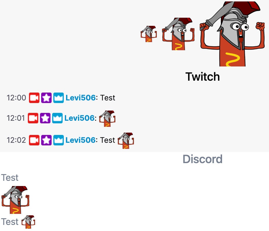 Twitch Emote, Glizzy, Hot Dog, Sword, Gladiator, for Streamers ...