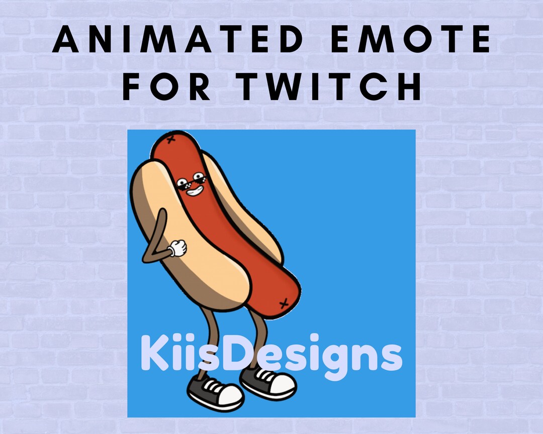 Twitch Emote Animated, Thrusting, Dancing, Glizzy / Hotdog / Weenie ...