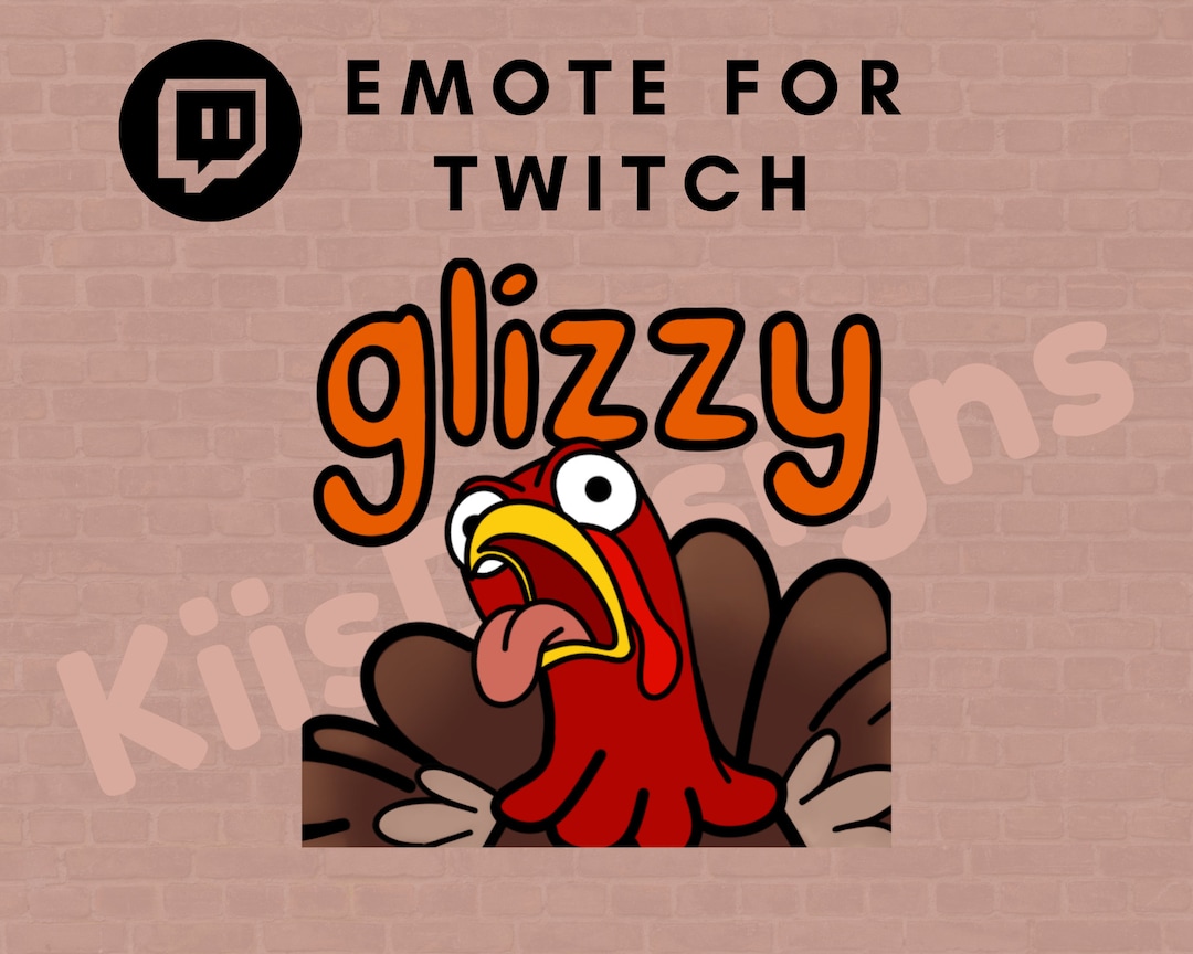 Twitch Emote, Glizzy Gobbler, Turkey, for Streamers - Instant Download ...