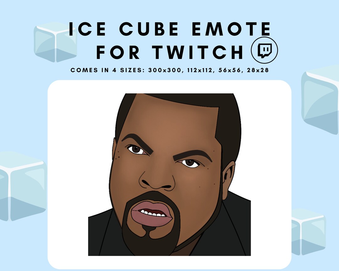 Twitch Emote, Ice Cube, Person, Disgust Face, for Streamers - Instant ...