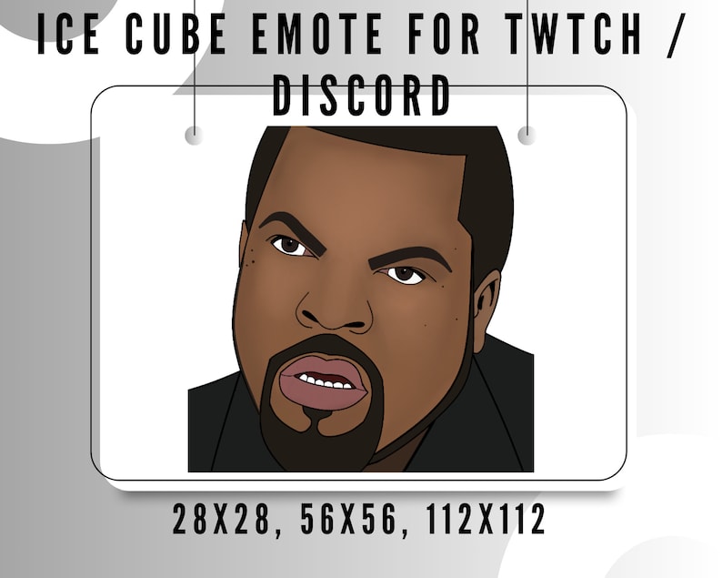 Twitch Emote, Ice Cube, Person, Disgust Face, for Streamers - Instant ...