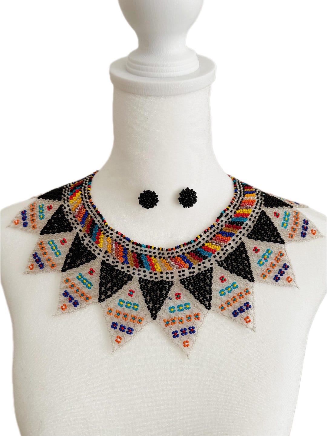 Ngäbe-buglé Necklace and Earring Panama - Etsy