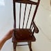 Mini Wooden Rocking Chair - Etsy